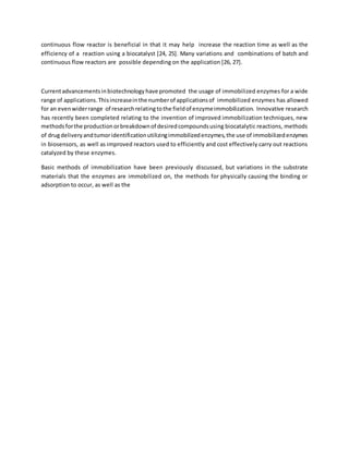 Immobilization | DOCX