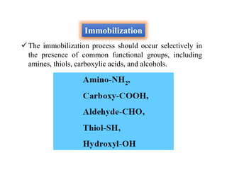 Immobilization of-biomolecules-on-biosensors | PPTX