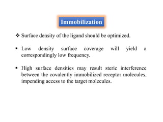 Immobilization of-biomolecules-on-biosensors | PPTX
