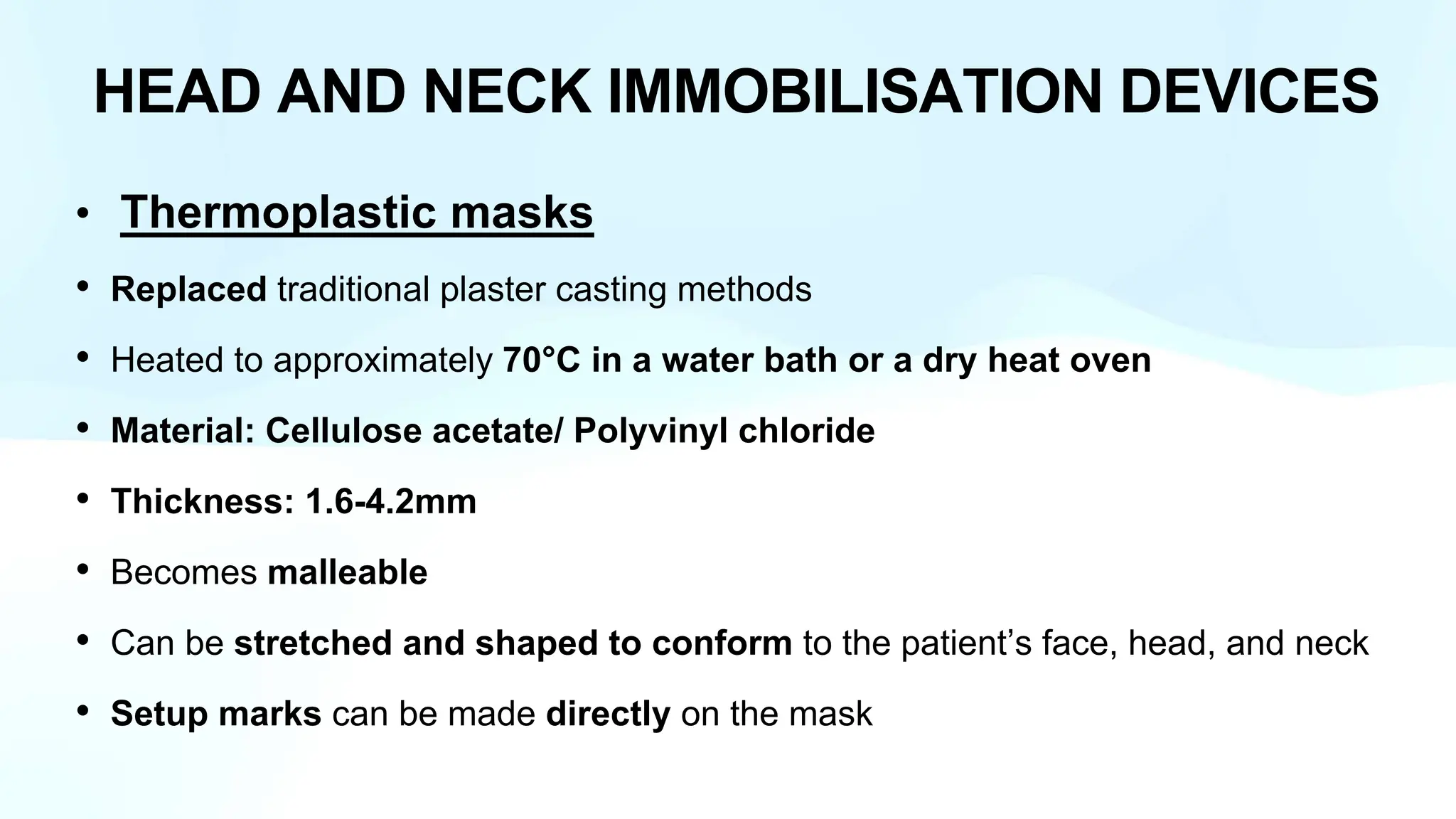 Immobilization Devices.pptx ;DR YAMINI ; RADIOTHERAPY ; AIIMS GORAKHPUR ...