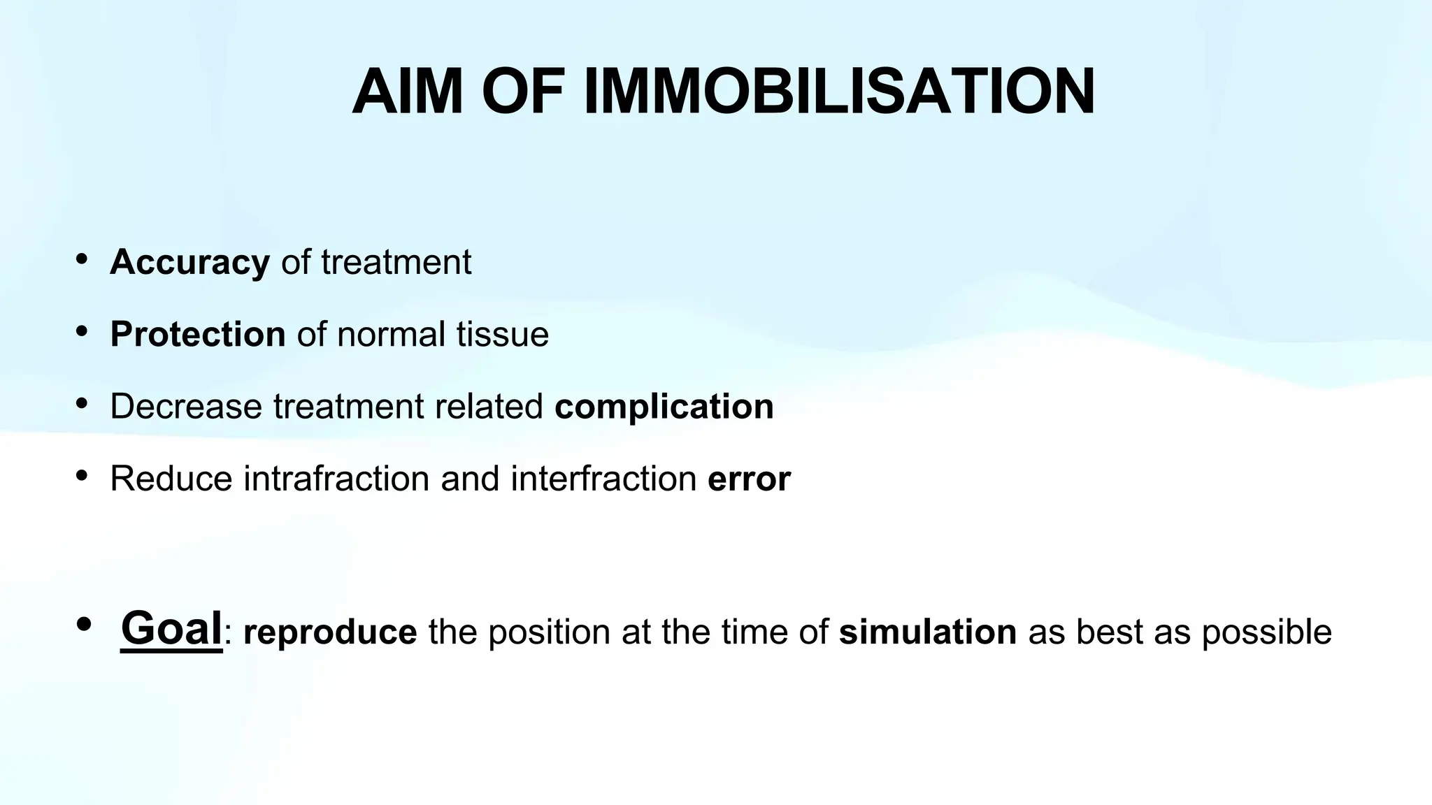 Immobilization Devices.pptx ;DR YAMINI ; RADIOTHERAPY ; AIIMS GORAKHPUR ...