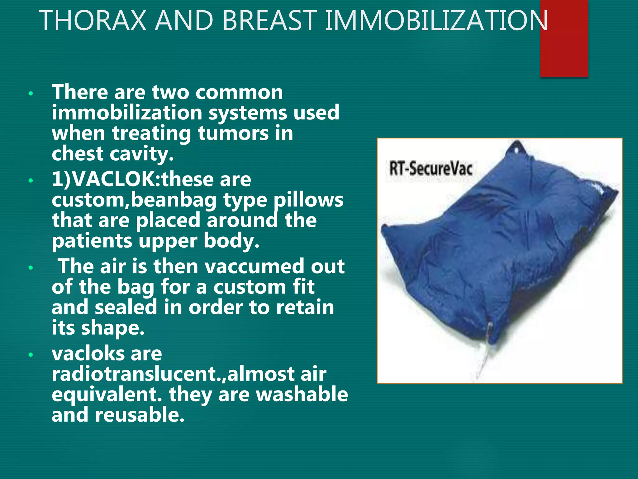 Immobilization in radiotherapy | PPT
