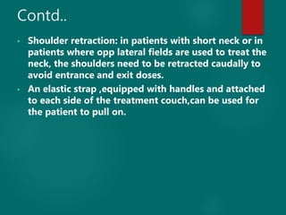 Immobilization in radiotherapy | PPT
