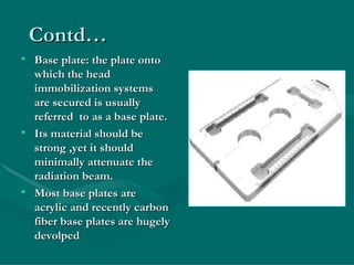 Immobilization in radiotherapy | PPT