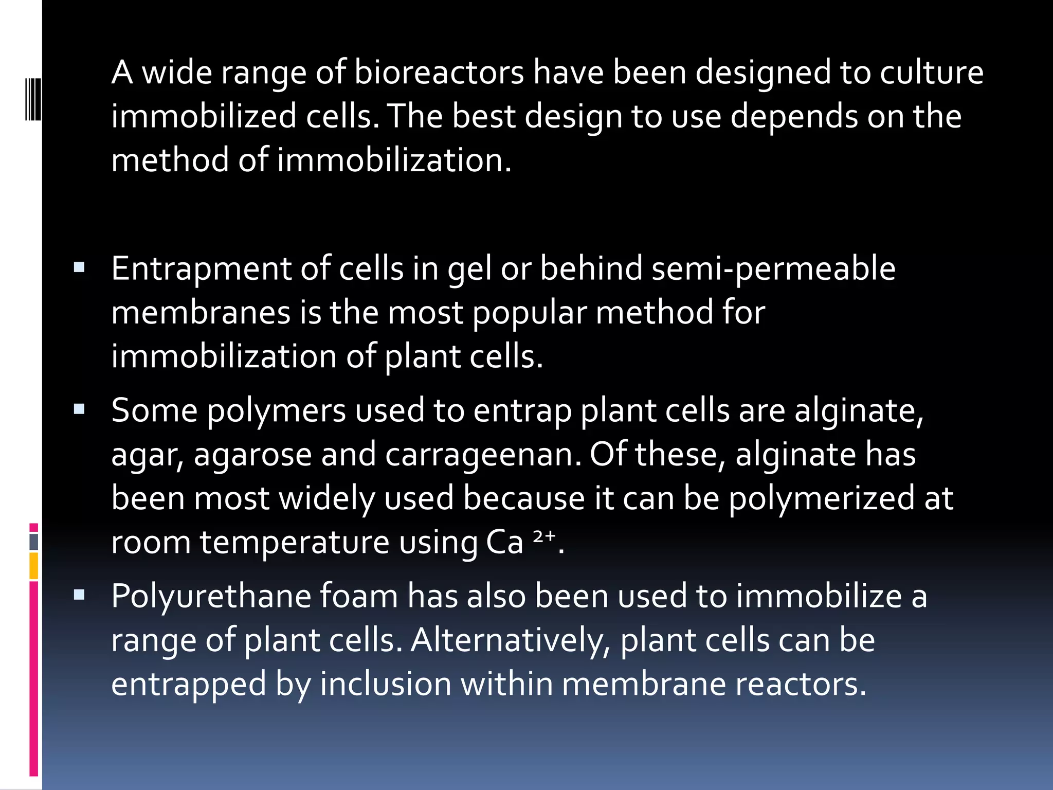 Immobilization of cells | PPTX
