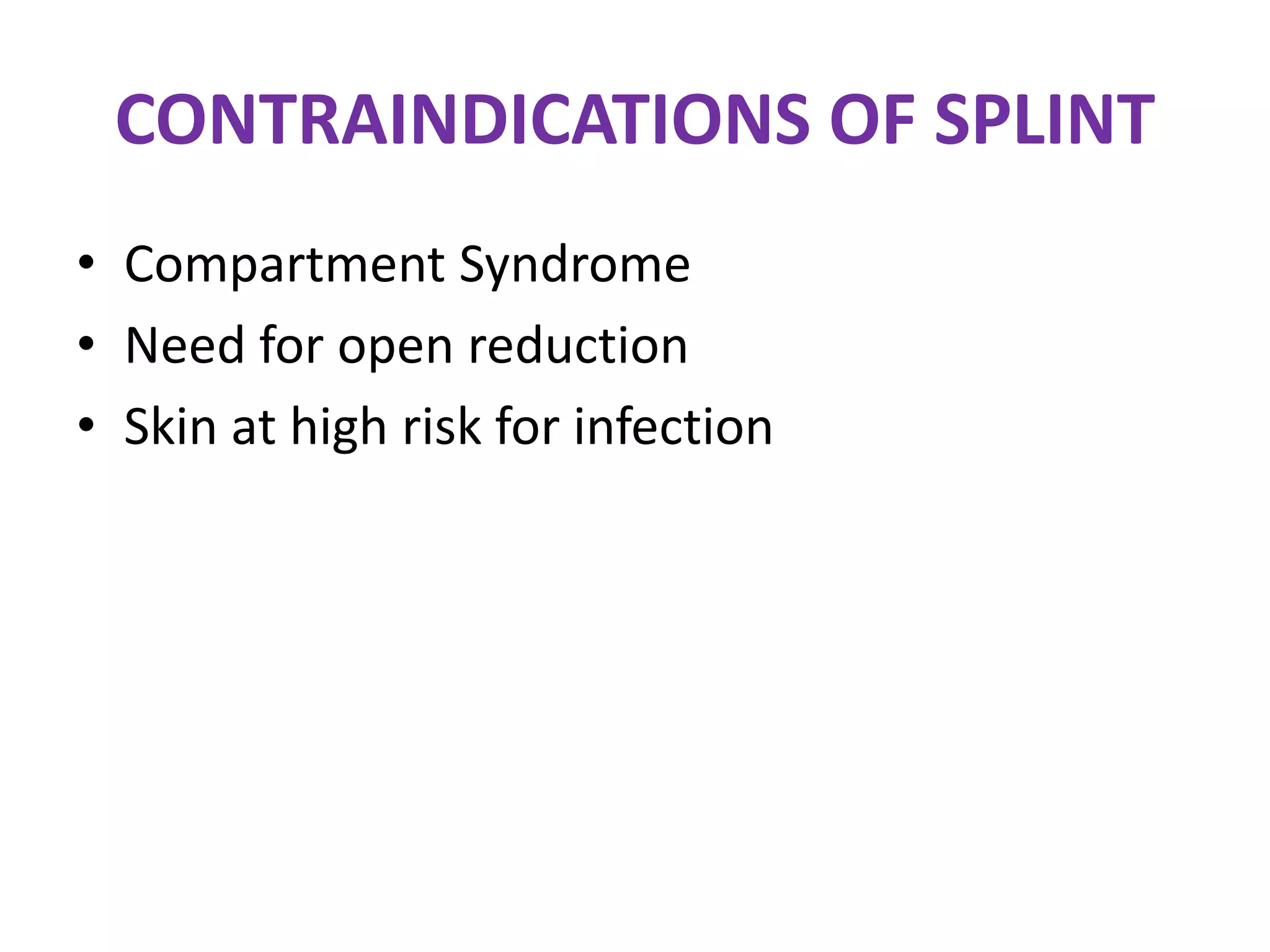 Immobilization splints | PPTX