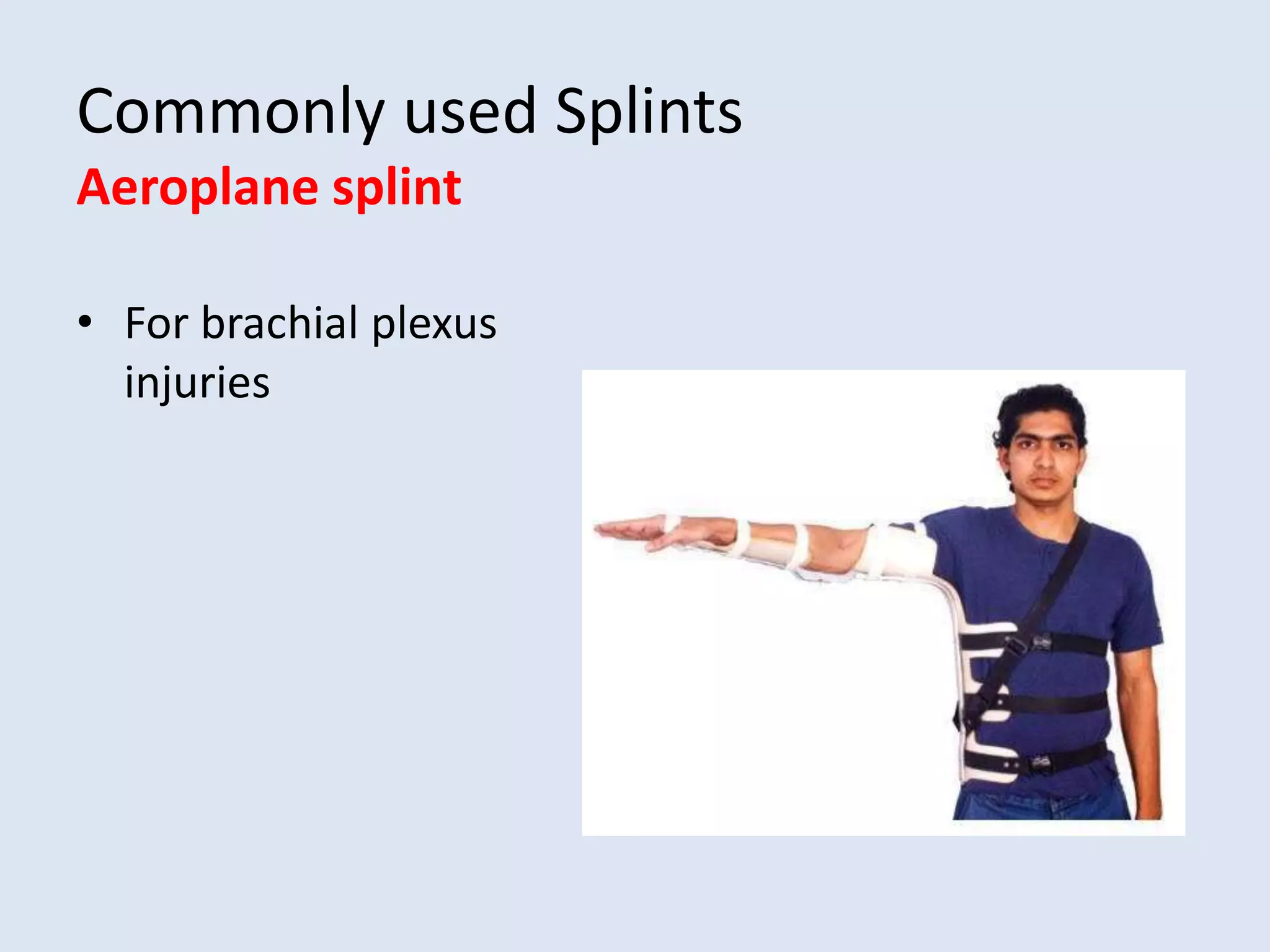 Immobilization used in Musculoskeletal injuries | PPTX