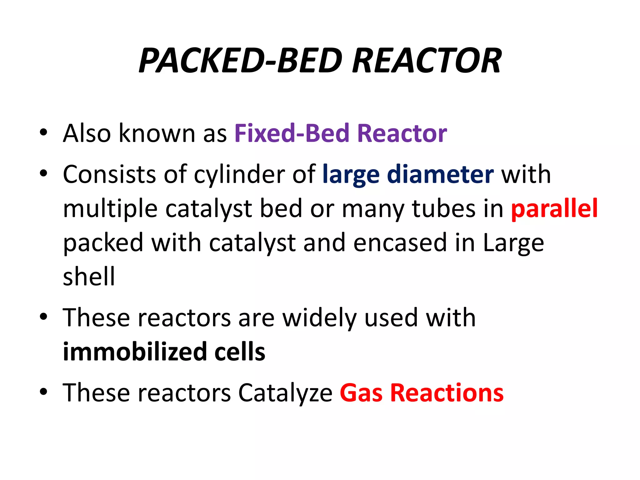 Immobilized cell reactor experiment experimental reactor system | PPTX