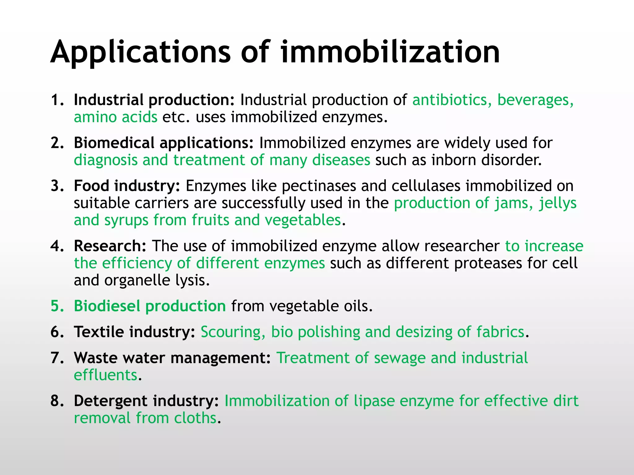 Immobilized enzyme | PDF