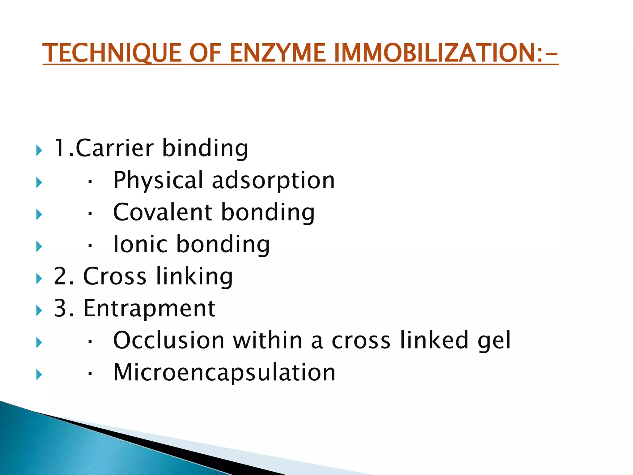 Immobilized enzymes reactors | PPTX