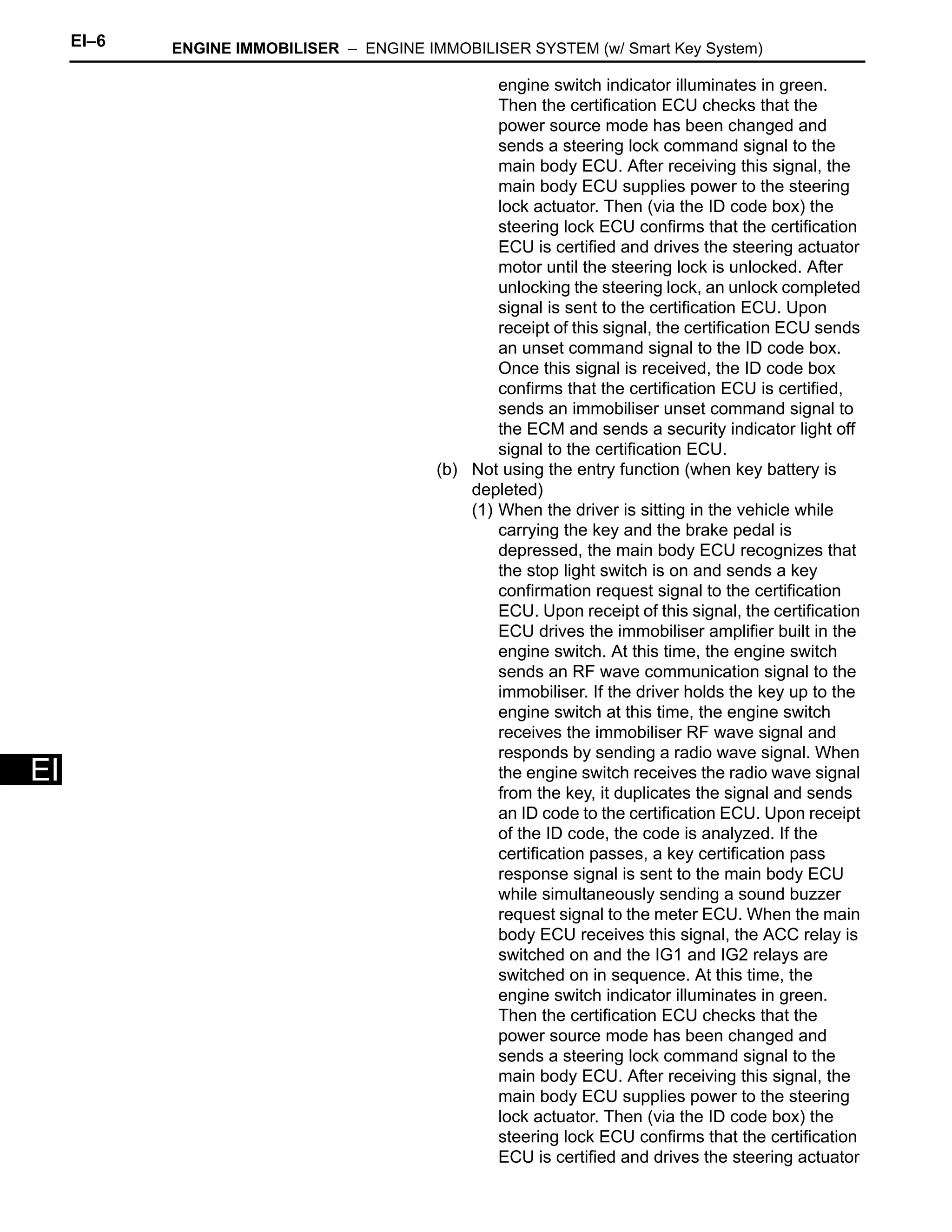 Toyota IMMO System Repair Information | PDF