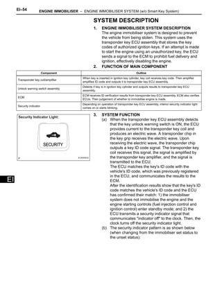 Toyota IMMO System Repair Information | PDF