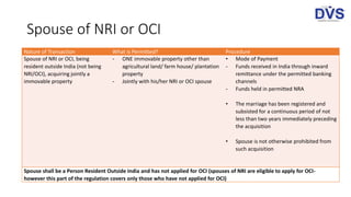 Acquisition & Transfer of Immovable Property by NRI /OCI FEMA & Income ...