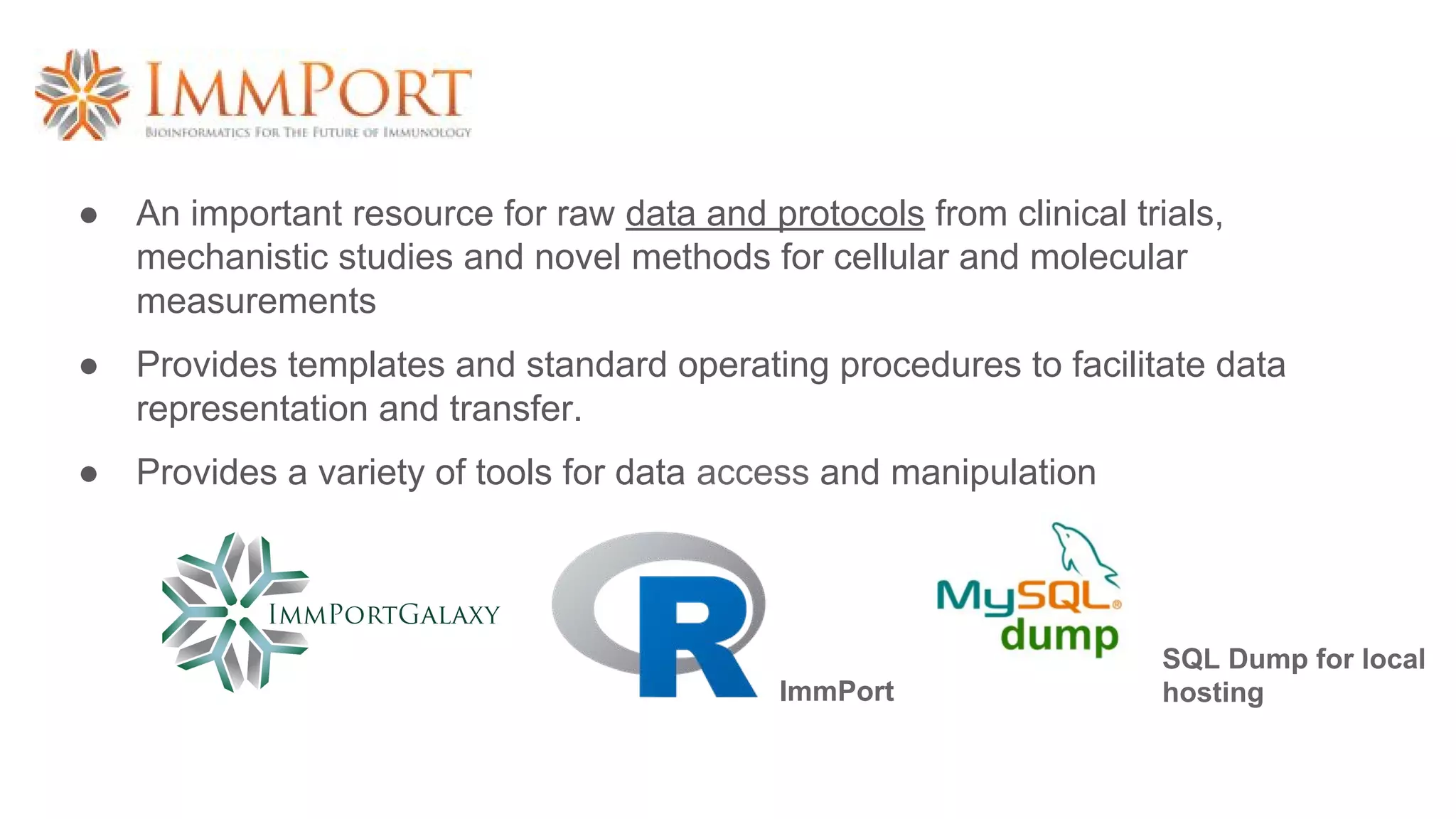 Standardization of the HIPC Data Templates: The Story So Far | PPT