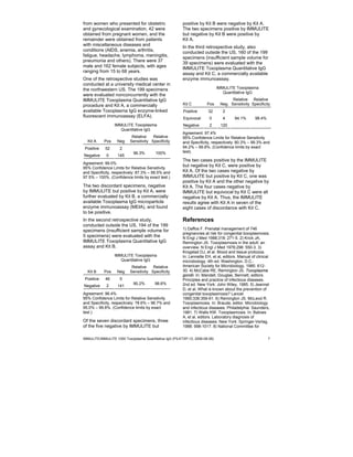 IMMULITE/IMMULITE 1000. Toxoplasma Quantitative IgG (2006) | PDF