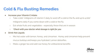 Natural Immune Boosting Tips & How to Avoid the Cold and Flu | PDF