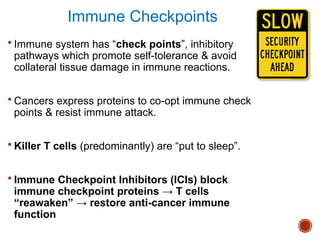 Immune Checkpoint Inhibitors and their uses.pptx