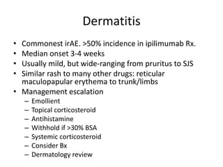 Immune check point inhibitors and adverse effects | PPTX