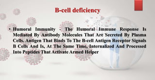Immune Deficiency | PPTX