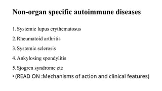 IMMUNE DISORDERS AND AUTOIMMUNE DISEASES | PPTX