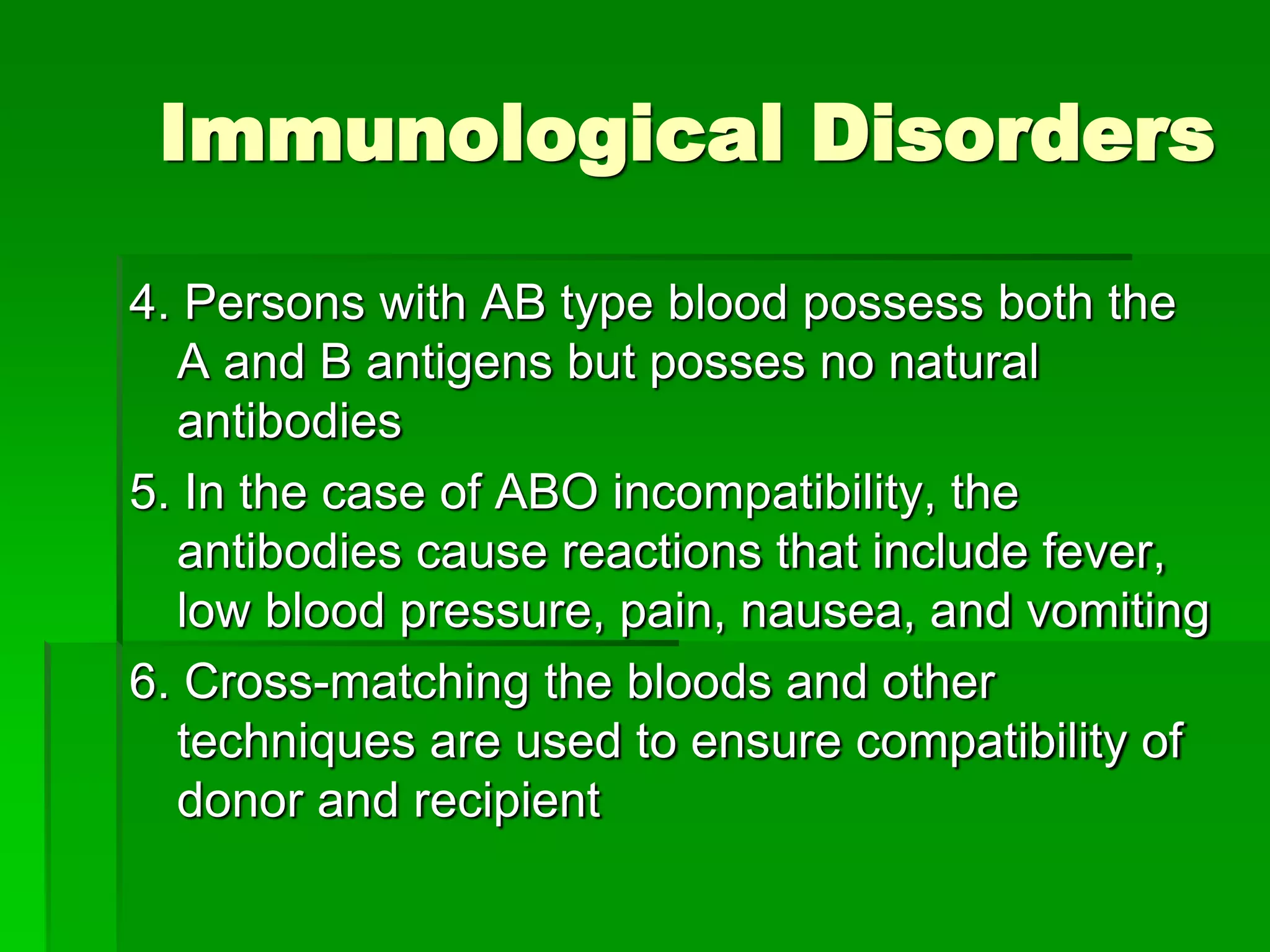 Immune disorders | PPTX