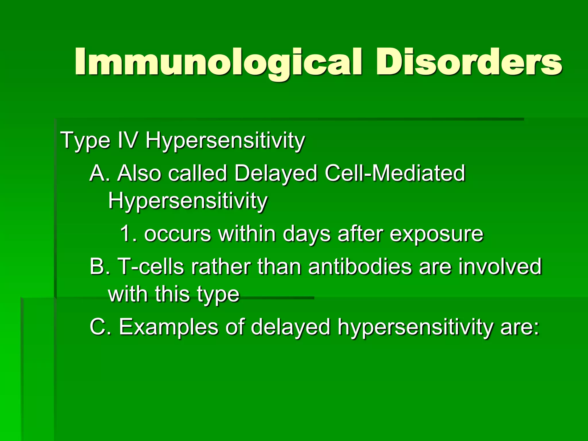 Immune disorders | PPTX