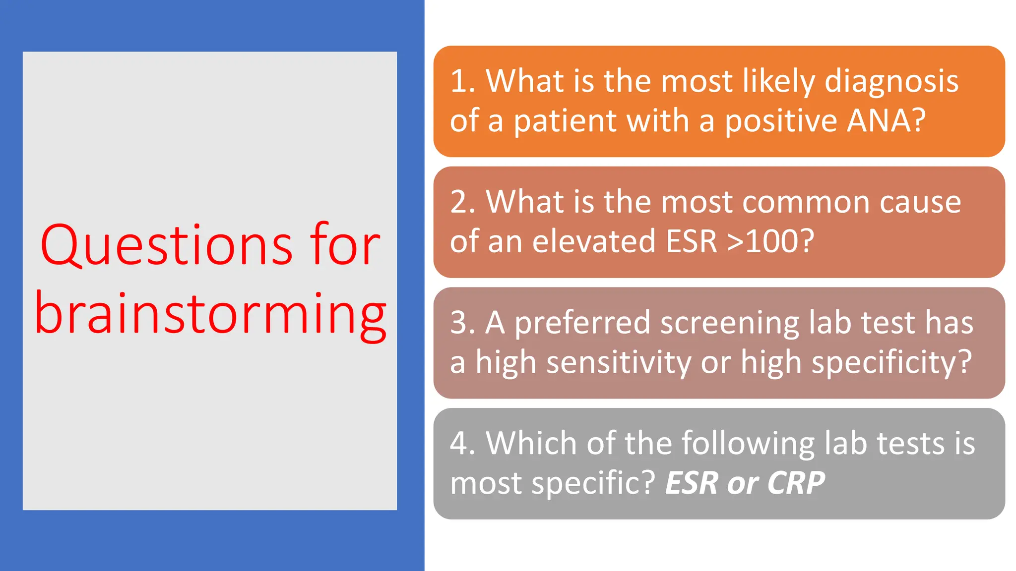 Immune labs basics part 1 acute phase reactants ESR, CRP Ahmed Yehia ...