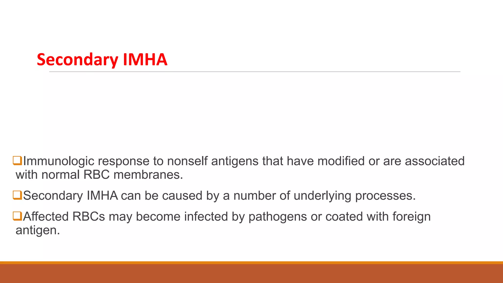 Immune mediated haemolytic anemia in dogs | PPTX