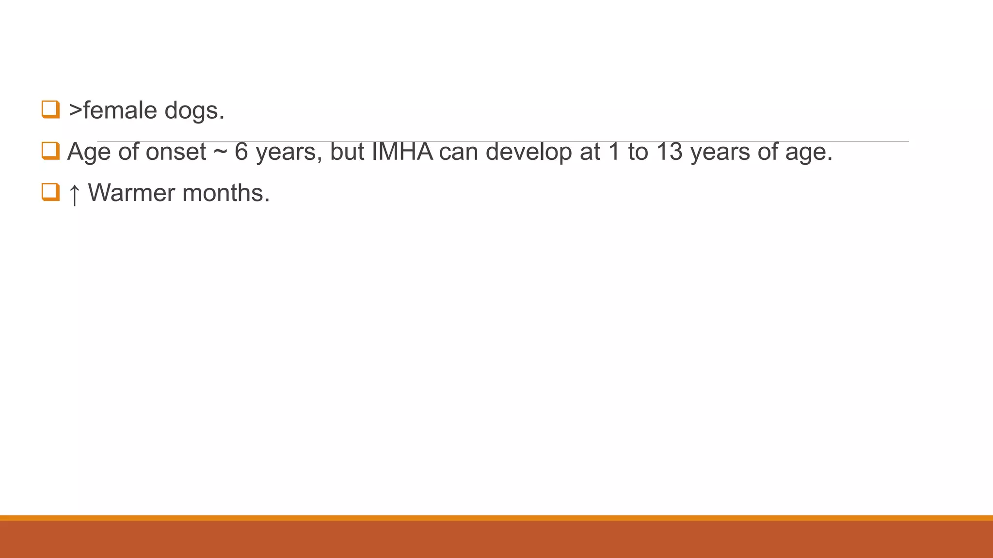 Immune mediated haemolytic anemia in dogs | PPTX