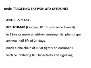 Immune modulatory therapy_in_asthma_management_powerpoint[1] | PPTX