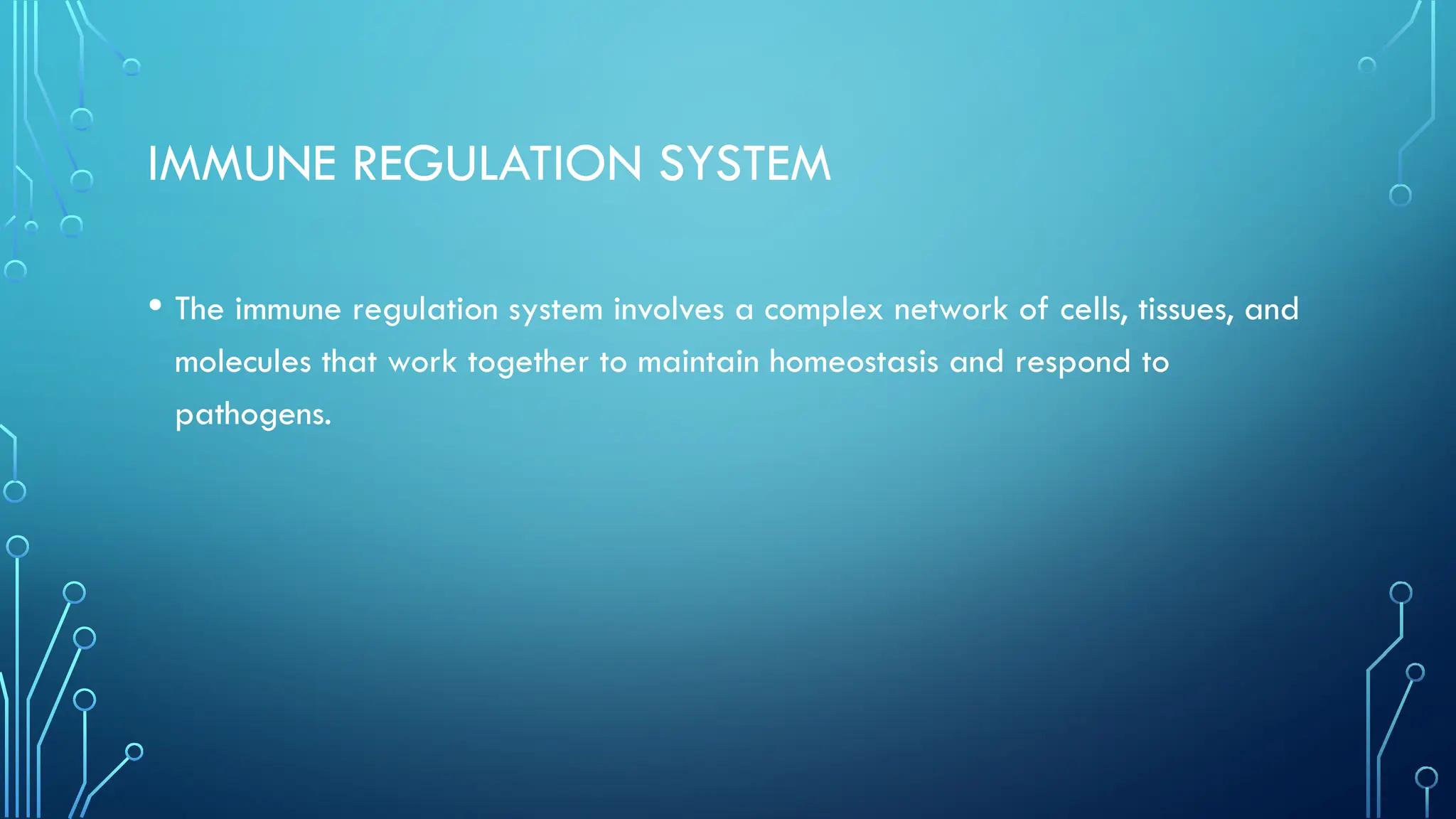 immune regulation system in human body . pptx | PPT