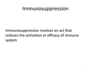 Immunosuppression in Renal transplant | PPTX