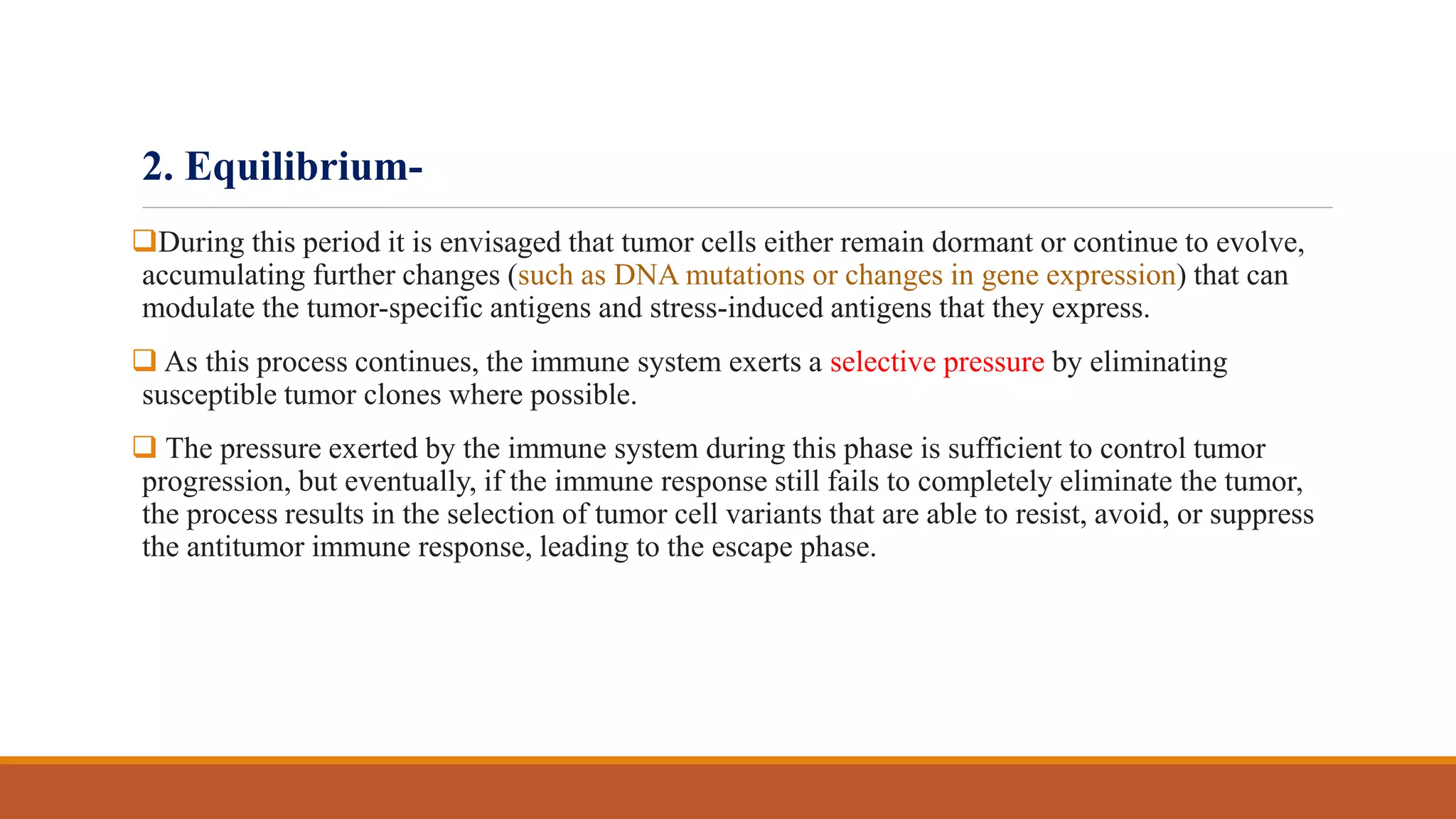 Immune surveillance of tumors. | PPTX