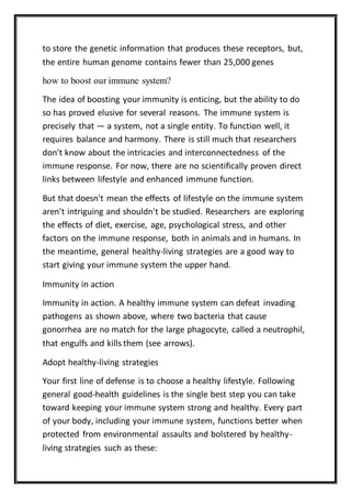 Immune system | DOCX | Infectious Diseases | Diseases and Conditions