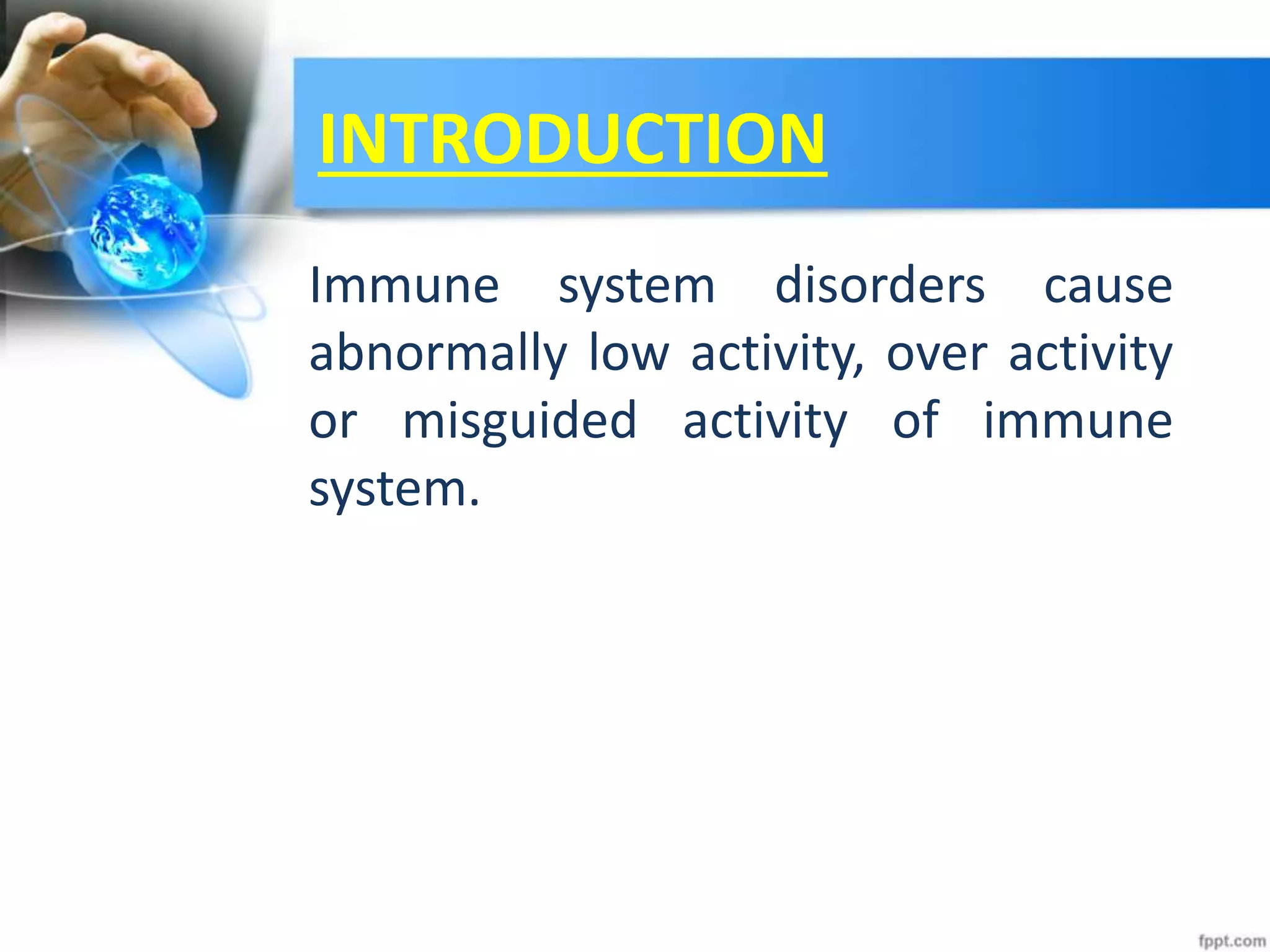 Immune system disorders | PPTX