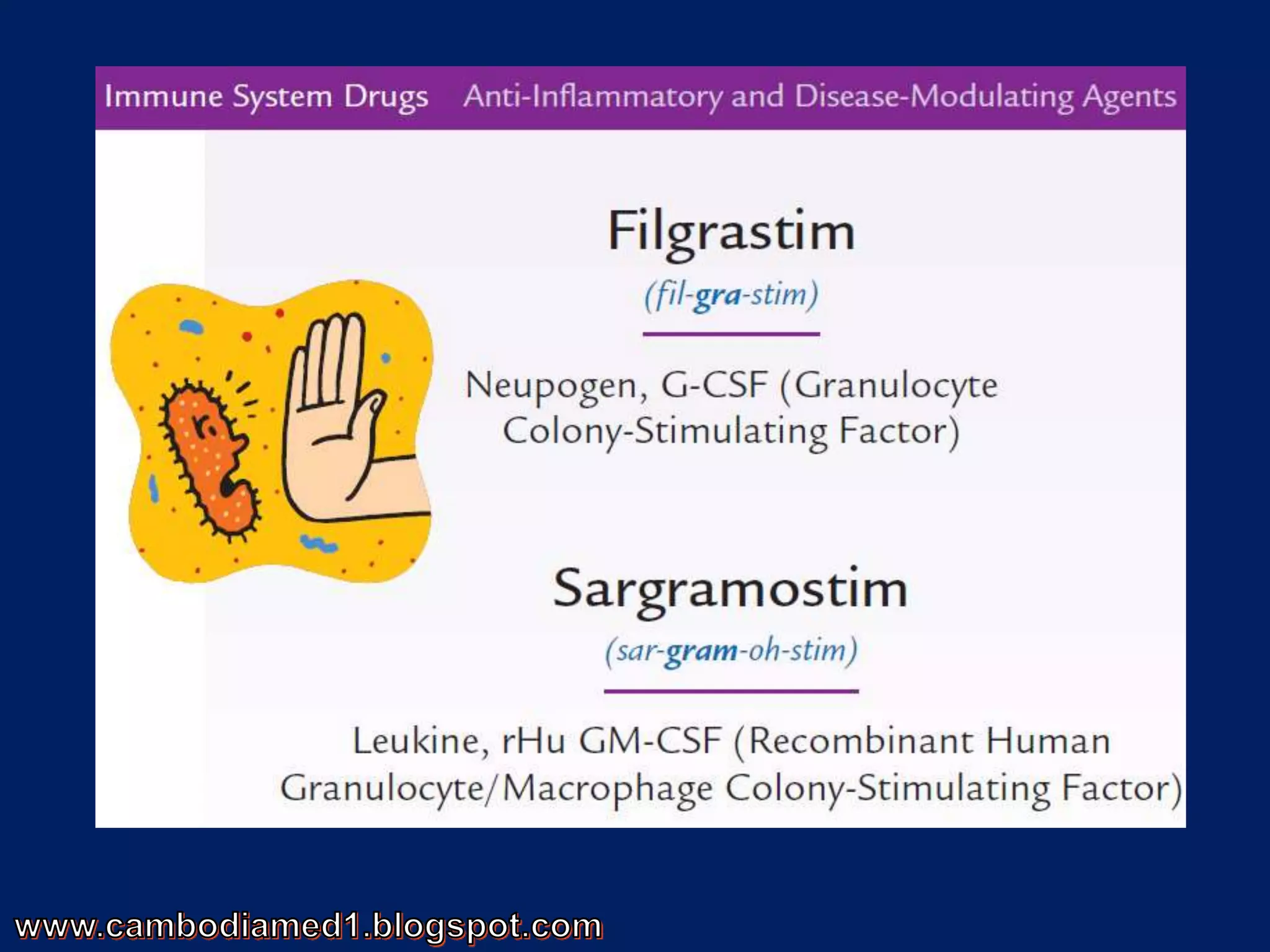 Immune system drugs | PPTX