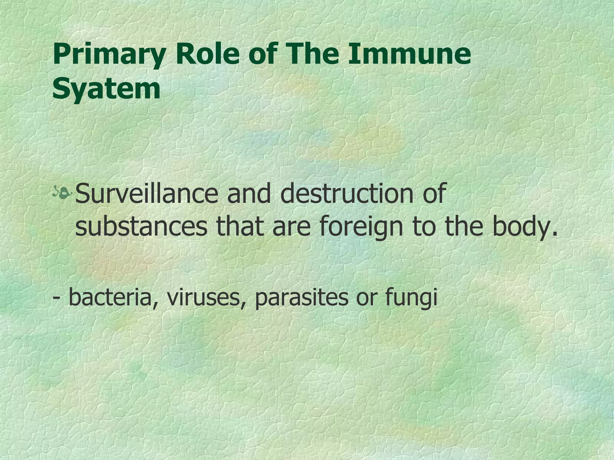 Immune System And Immunity Ppt
