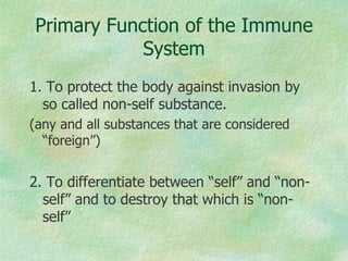 Immune system and immunity | PPT
