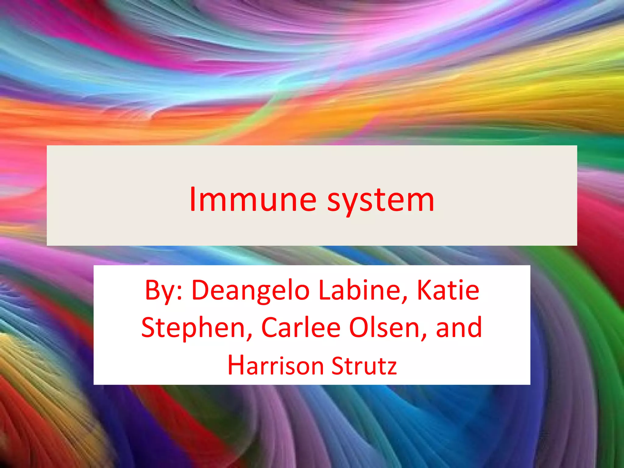 Immune system power point | PPT