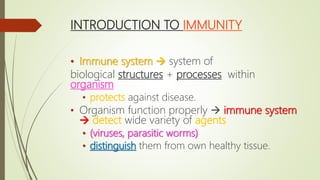 Immune system slides | PPTX
