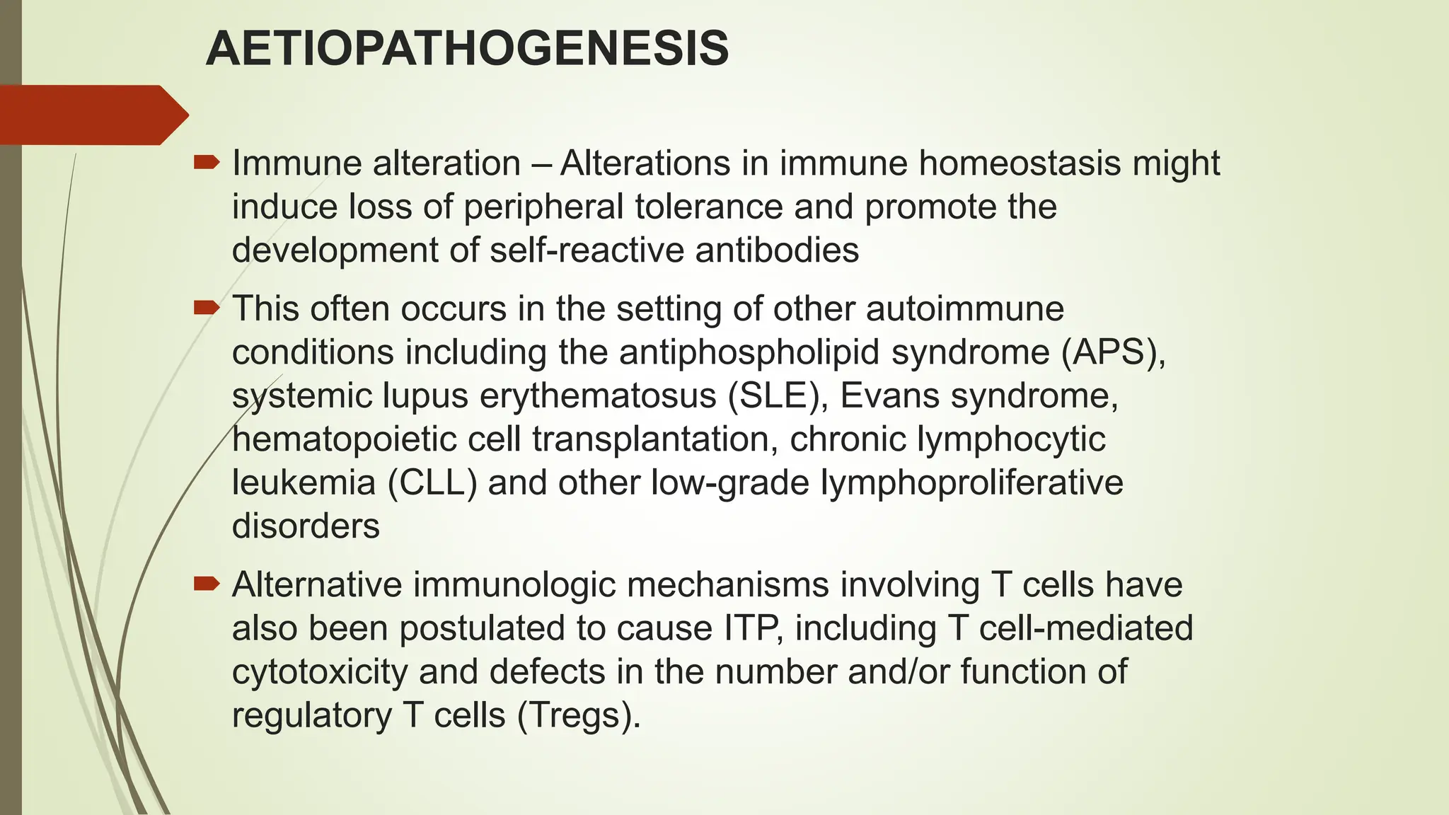 Immune thrombocytopenia as initial presentation of systemic lupus erythematosus. | PPTX