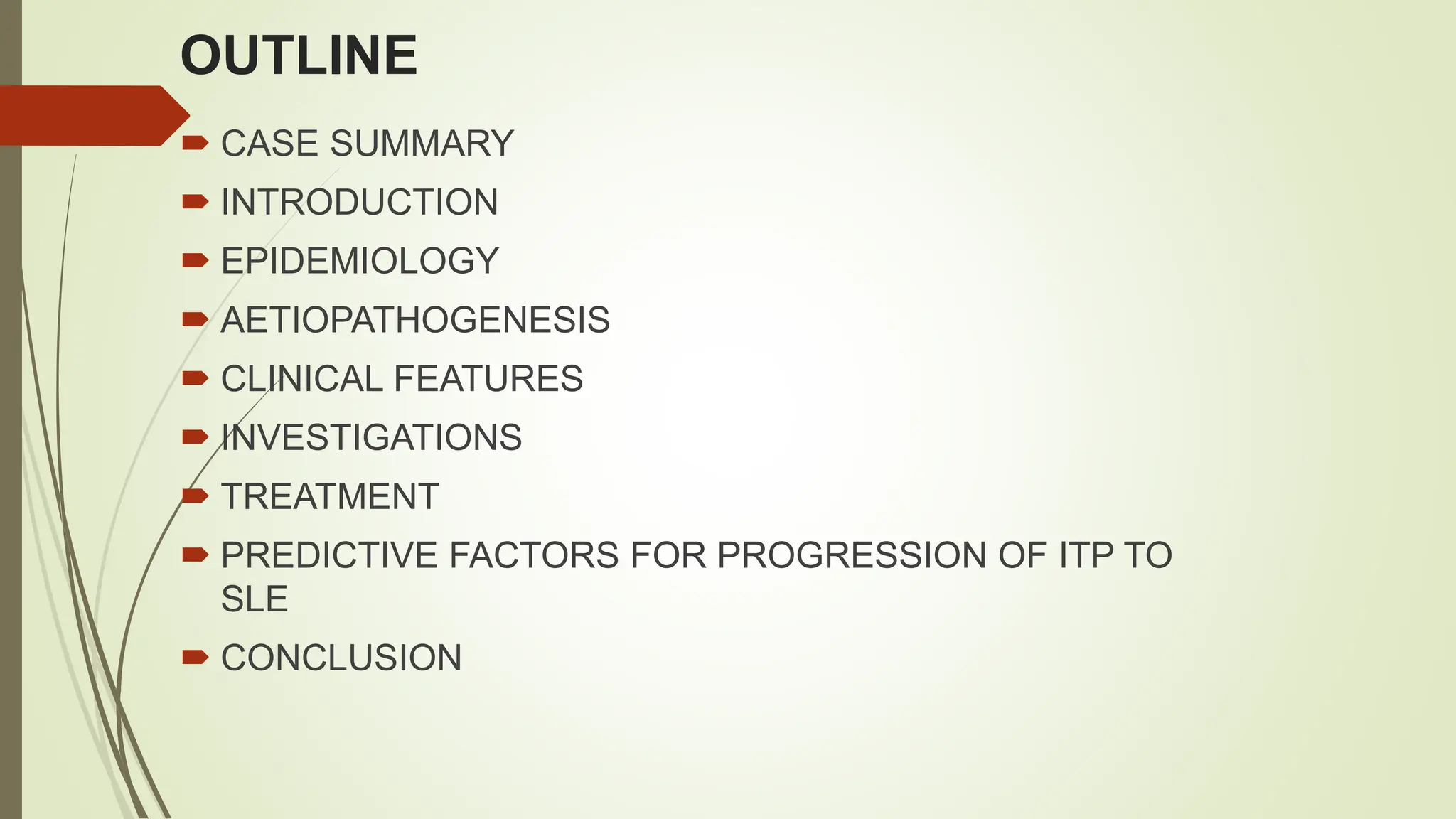 Immune thrombocytopenia as initial presentation of systemic lupus erythematosus. | PPTX