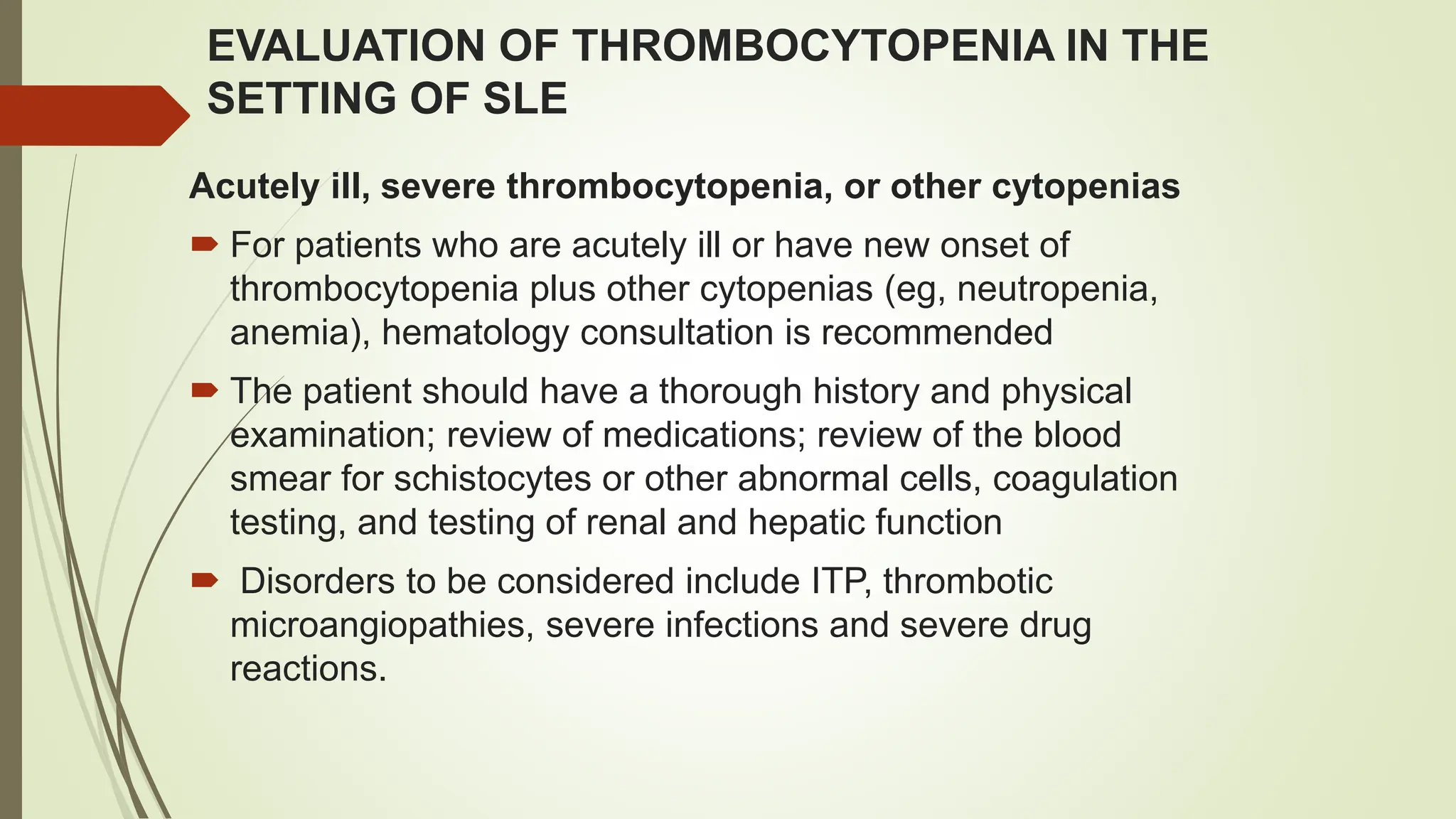 Immune thrombocytopenia as initial presentation of systemic lupus erythematosus. | PPTX