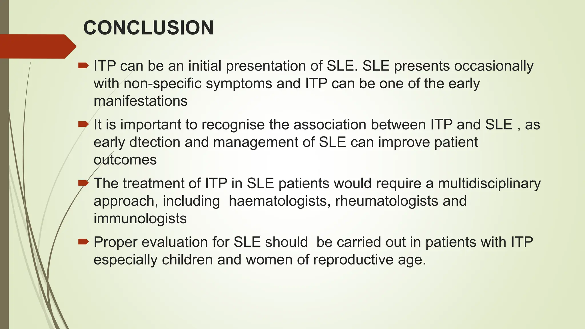Immune thrombocytopenia as initial presentation of systemic lupus ...