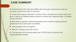 Immune thrombocytopenia as initial presentation of systemic lupus erythematosus. | PPTX | Blood ...