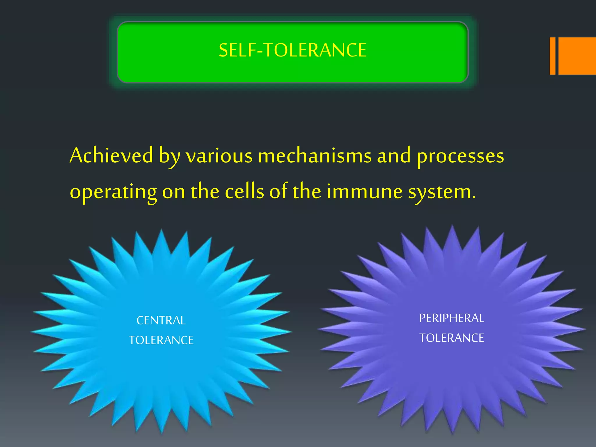 Immune tolerance | PPTX | Biological Sciences | Science
