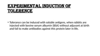 IMMUNE TOLERANCE. Autoimmunity tolerance | PPTX
