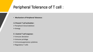 Immune tolerance | PPTX
