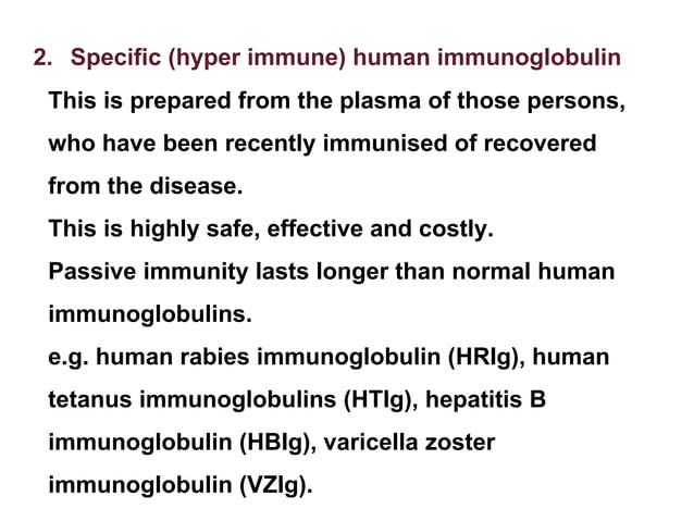 Immunising agents | PPTX | Infectious Diseases | Diseases and Conditions