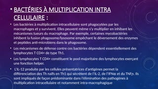 IMMUNITE ANTI BACTERIEN CAS DE BACTERIES INTRACELLULAIRE.pptx
